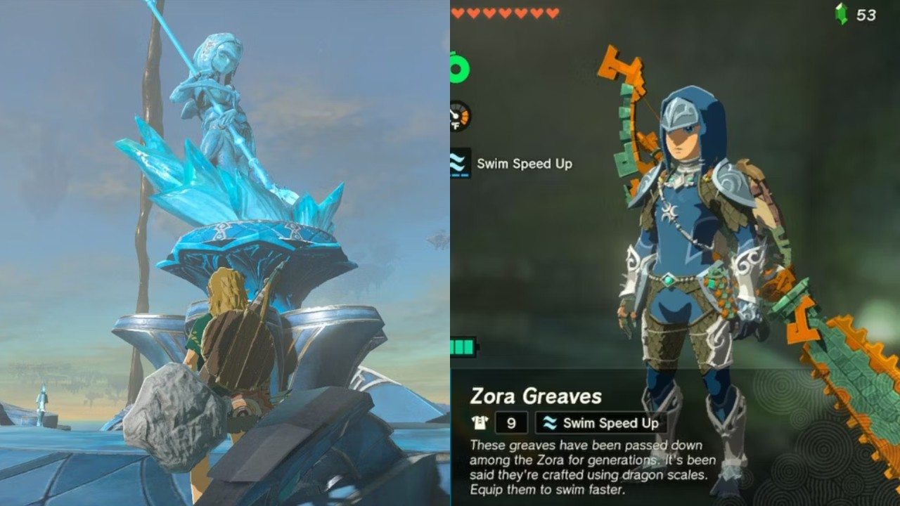 Como obter a Zora Armor em Zelda Tears of the Kingdom