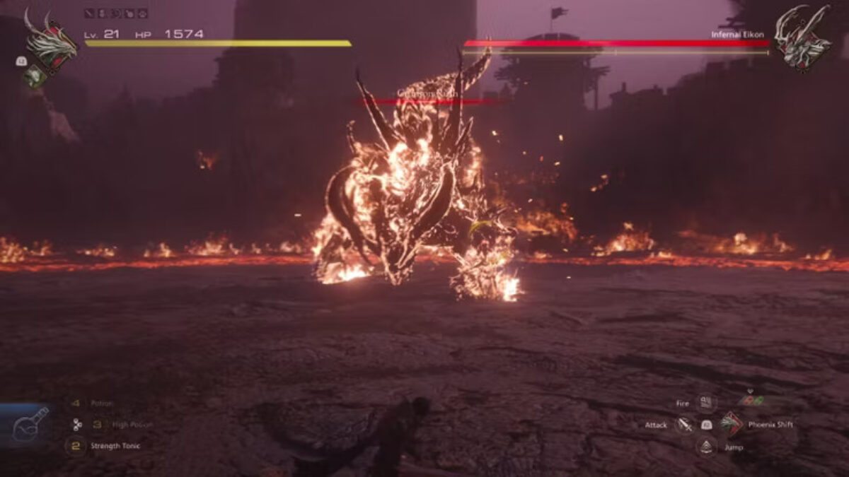 Como derrotar o Eikon/Sombra Infernal em Final Fantasy XVI