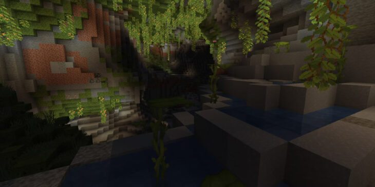 Como achar cavernas exuberantes em Minecraft